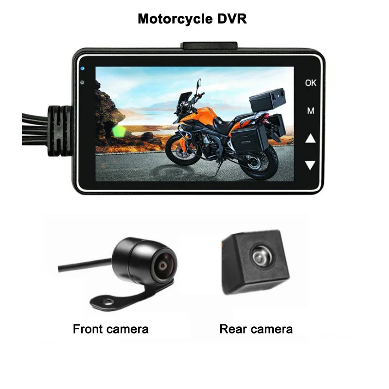 Dual-720P-Motorcycle-DVR-Full-Body-Waterproof-Moto-Camera-Dash-Cam ...