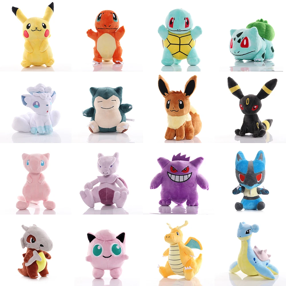 41-Styles-Pokemon-Plush-Toy-Eevee-Pikachu-Plush-Charmander-Bulbasaur ...