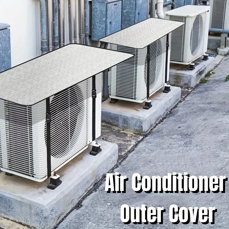 1-2PCS-Air-Conditioner-Outdoor-Unit-Protective-Cover-Flame-Retardant ...