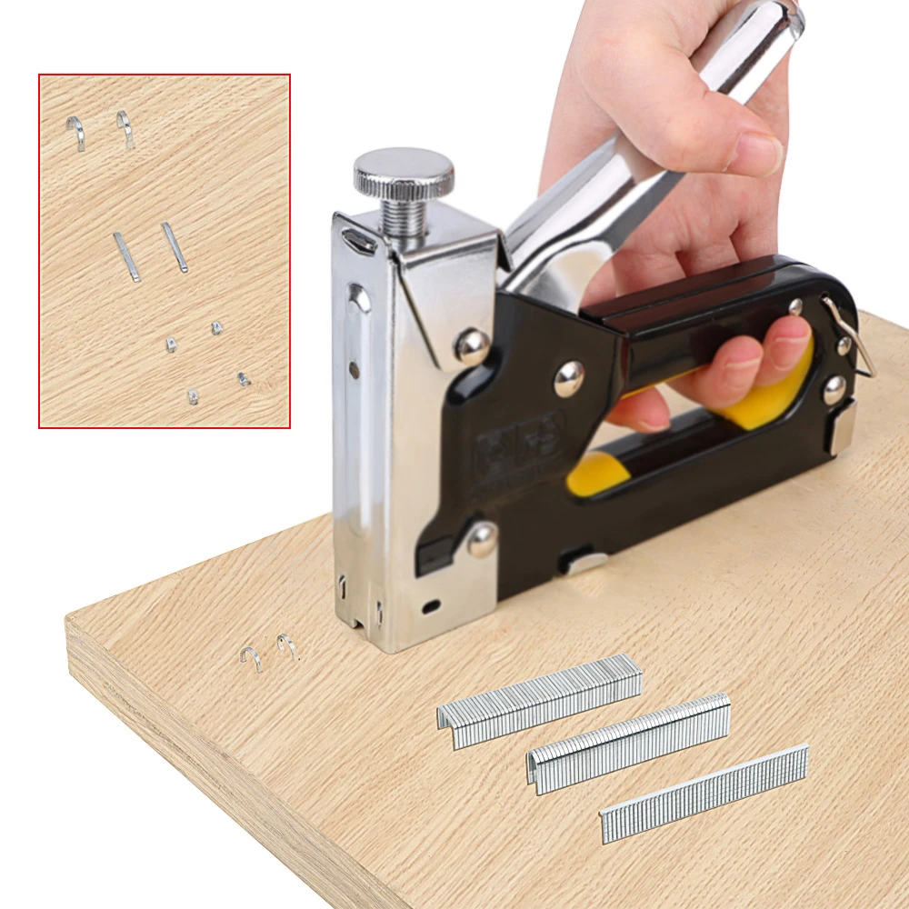 Diywork Floor Doors And Windows Staple Gun Woodworking Nail Staples U ...