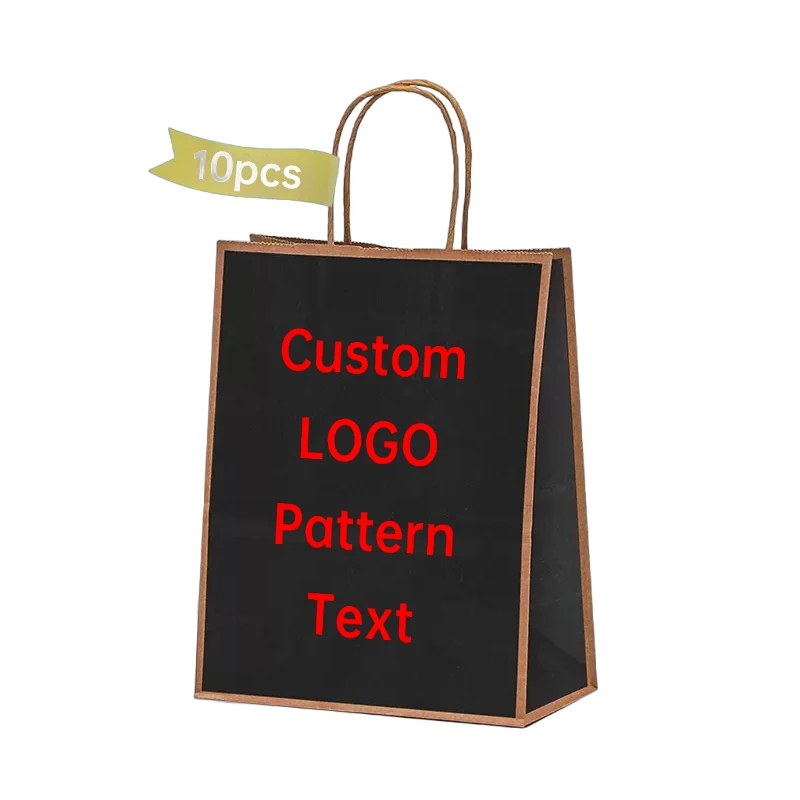 Custom-kraft-paper-bag-border-style-printed-logo-tote-bag-Coffee ...