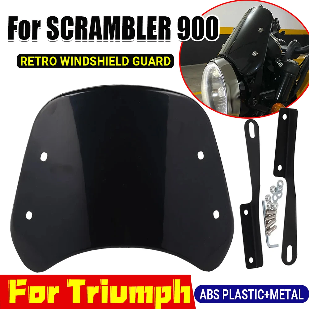 For Triumph Scrambler 900 1200 1200 XE 1200 XC Accessories Windshield ...