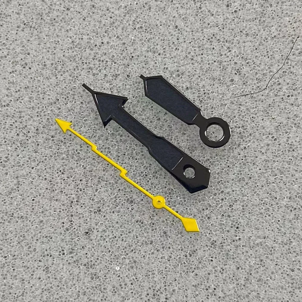 NH35 Hands All Black Weak Green Night Light Lightning Seconds Watch ...