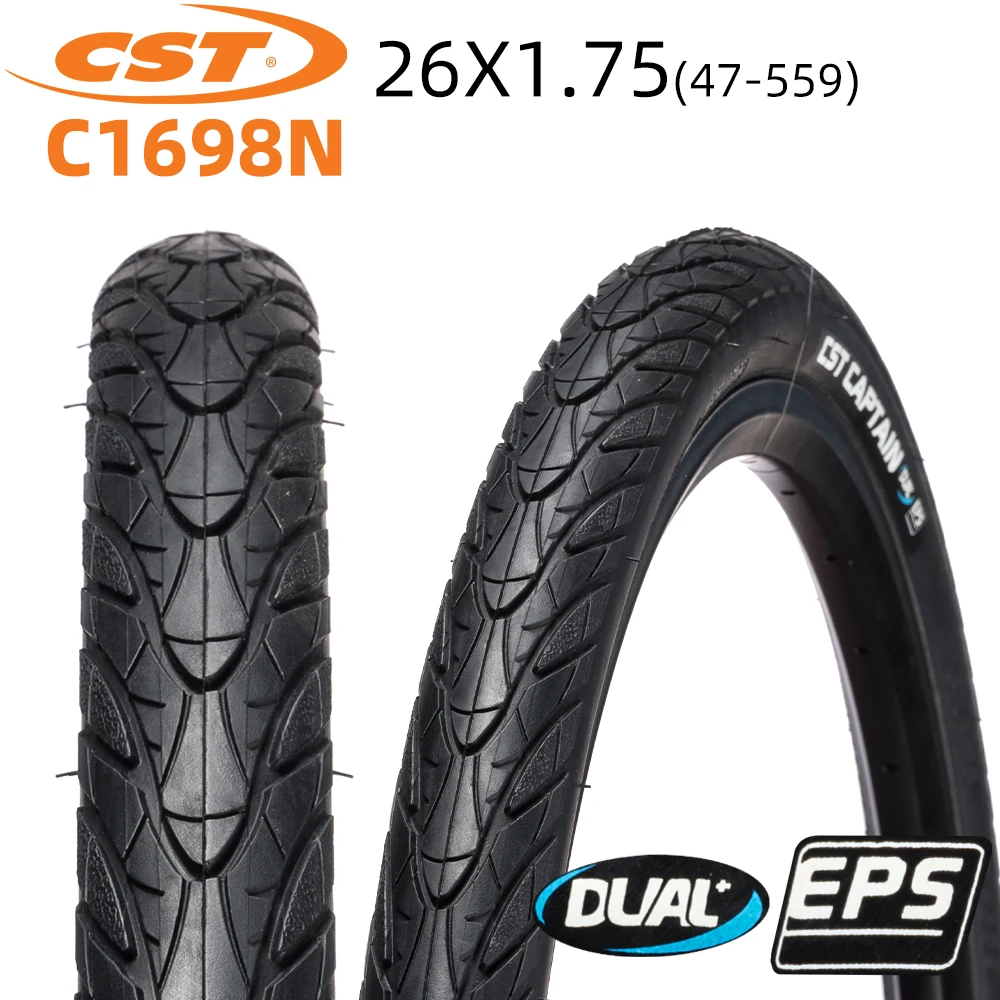 26X1-75-47-559-CST-C1698N-DUAL-EPS-BICYCLE-TIRE-ALL-SEASON-CITY-BIKE ...
