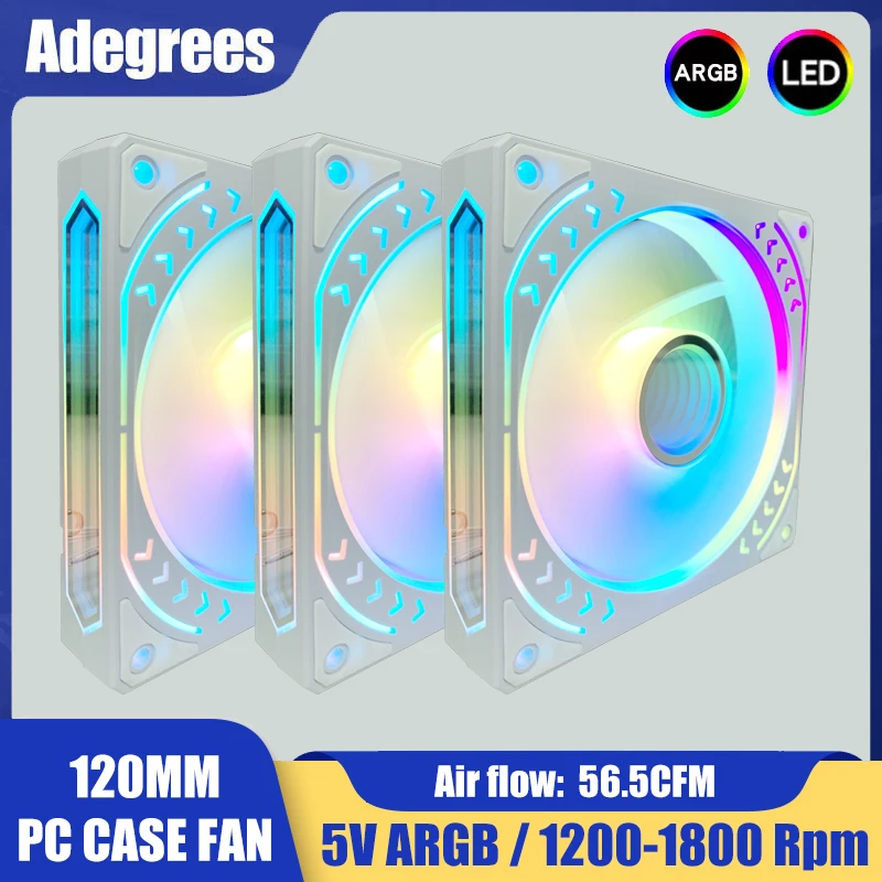 PC-Case-Fan-3D-ARGB-FAN-120MM-Computer-Cooling-Cooler-Fan-Aura-Sync ...