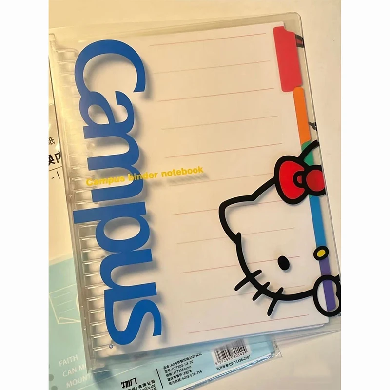 Hello-Kittys-Sanrio-Transparently-Cover-Notebooks-Kawaii-Cute-Anime ...