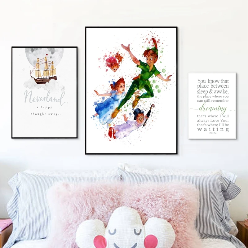 Peter Pan Minimalist Poster