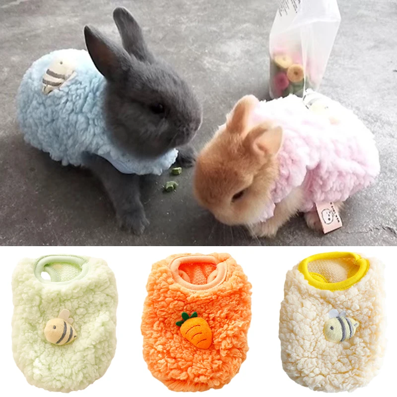 Winter-Bunny-Clothes-Warm-Coral-Velvet-Small-Animall-Coat-Rabbit-Guinea ...