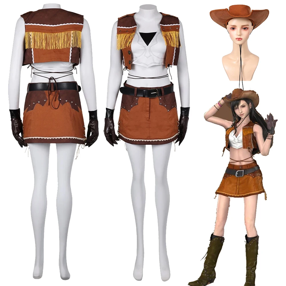 Cowboy-Tifa-Lockhart-Cosplay-Anime-Game-Final-Fantasy-VII-Cosplay ...
