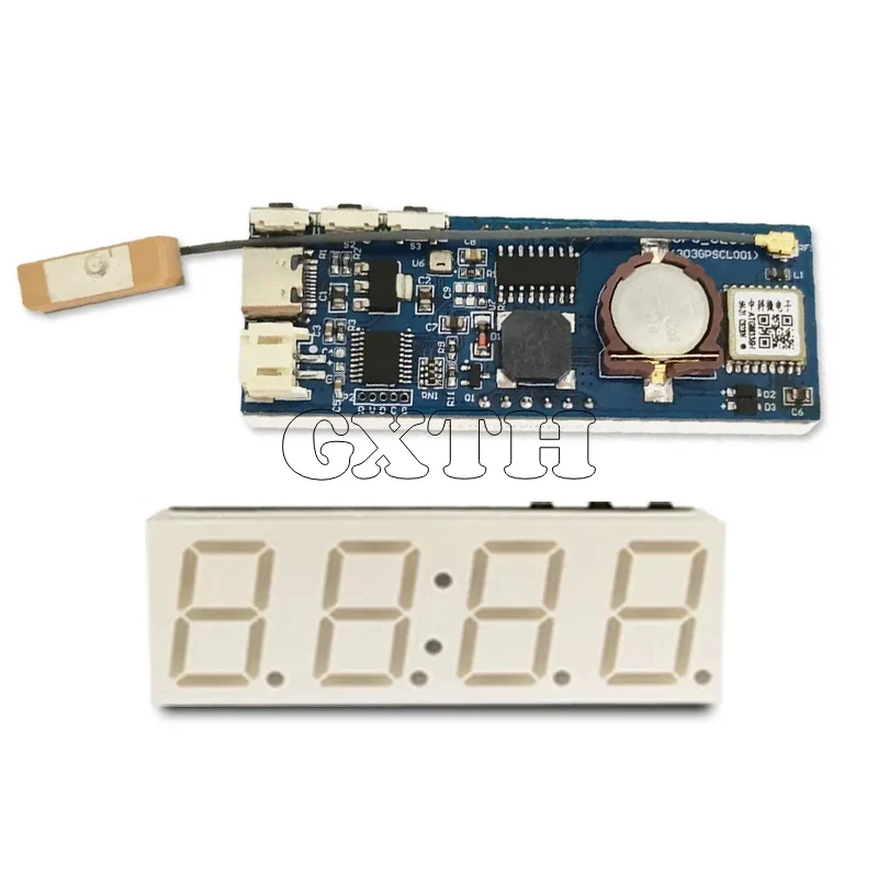 GPS-Digital-Tube-Code-Meter-Speed-Clock-Temperature-And-Humidity-Car ...