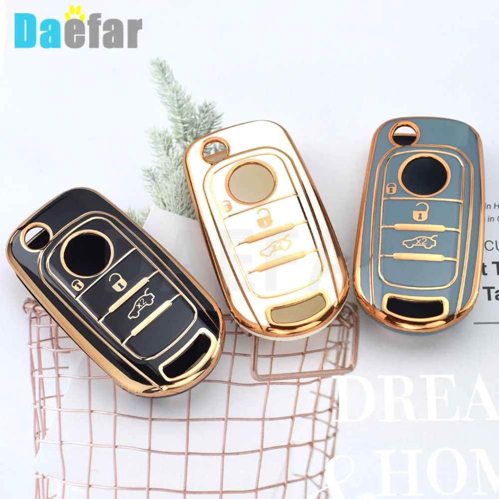 TPU-Folding-Key-Case-para-carro-Protector-Holder-Fob-Cover-Acess-rios ...