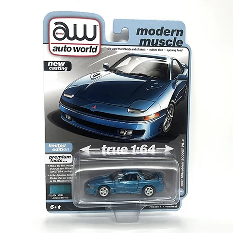 Auto-World-1-64-AW-1-1991-3000GT-VR-4-Modern-Muscle-Blue-Die-cast-alloy.jpg