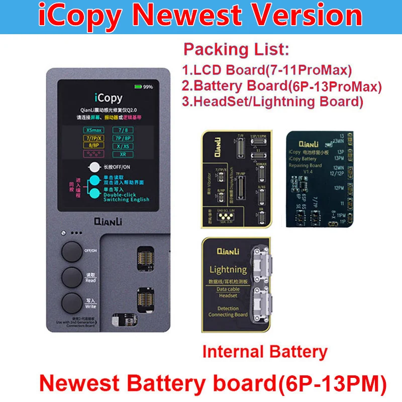 Icopy Plus 2.1 True Tone Programmer For 7/8/8p/x/xr/xs/xs Max/11 Pro ...