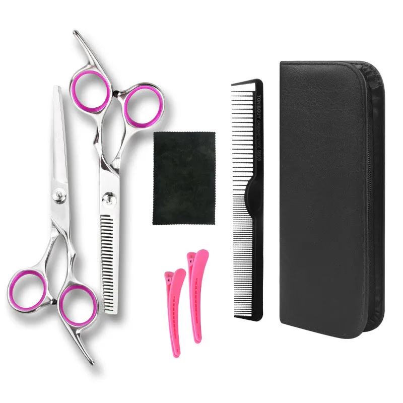 Professional-Hairdressing-Scissors-Stainless-Steel-Bangs-Thinning ...