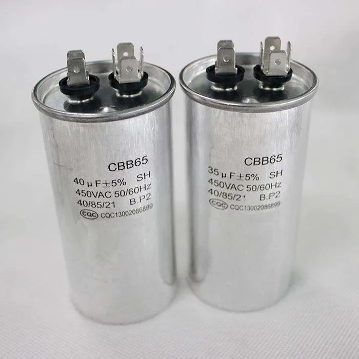 CBB65 Motor Capacitor Air Conditioner Compressor Start Capacitor CBB65 450VAC 20uF 25uF 30uF ...