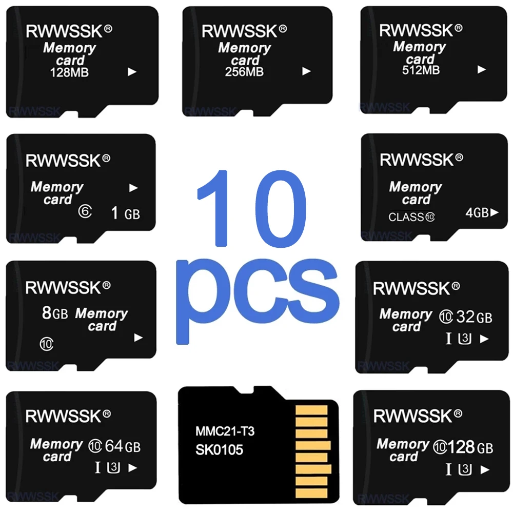 customize-10PCS-TF-Card-Class2-4-10-128MB-256MB-512MB-32GB-64GB-16G-TF ...
