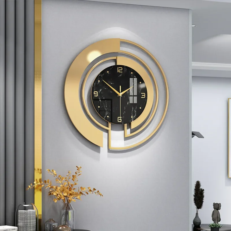 Living-Room-Light-Luxury-Wall-Clock-Fashion-Home-Clocks-Watch-Home ...