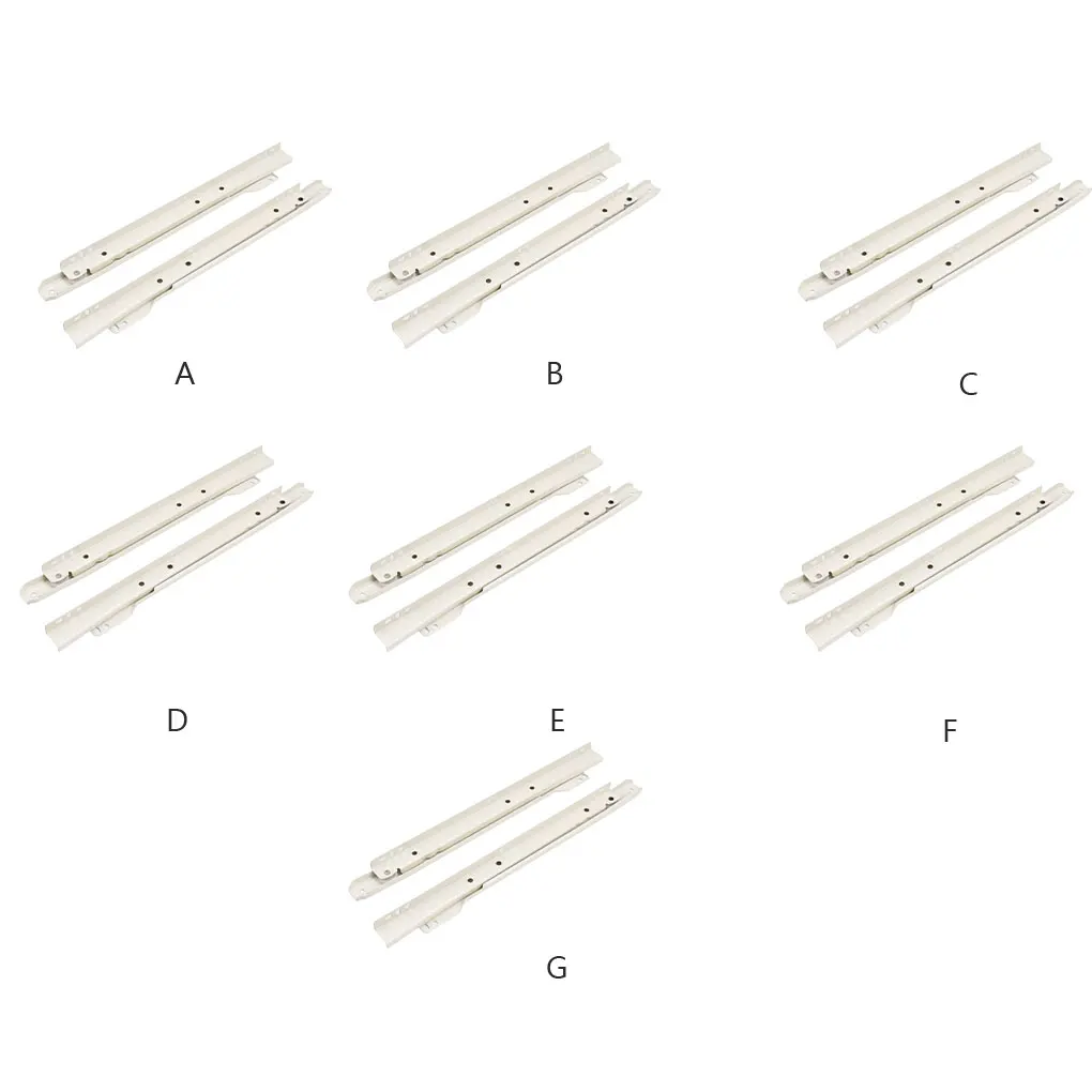 1-Pair-Steel-Drawer-Slide-Portable-Detachable-Heavy-Duty-Nylon-Roller ...