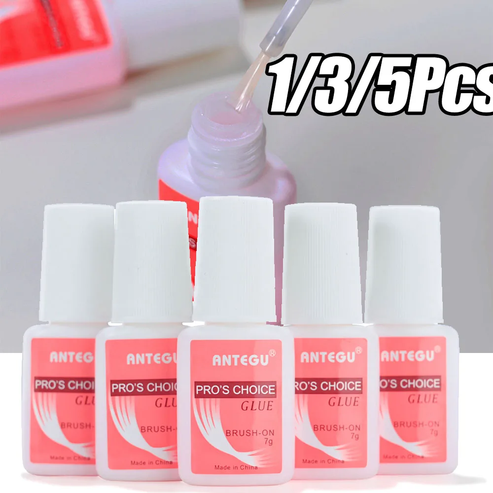 1/3/5Pcs Extra-Strong Nail Tips Glue Net.7g/bottled Adhesived ...