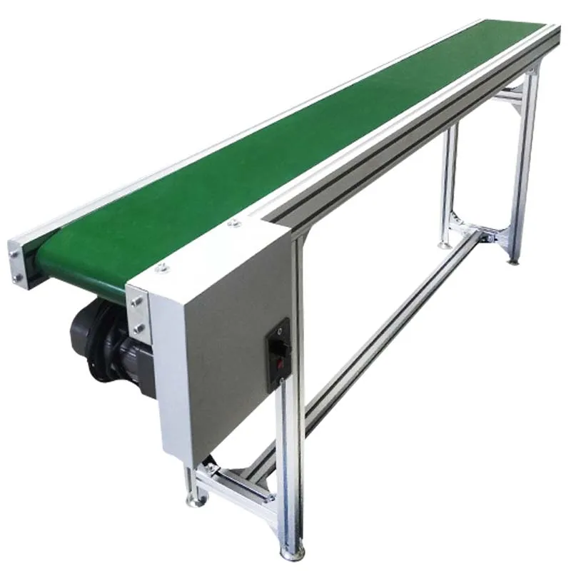 Aluminum Conveyor Belt Industrial Automatic PVC Green Assembly ...