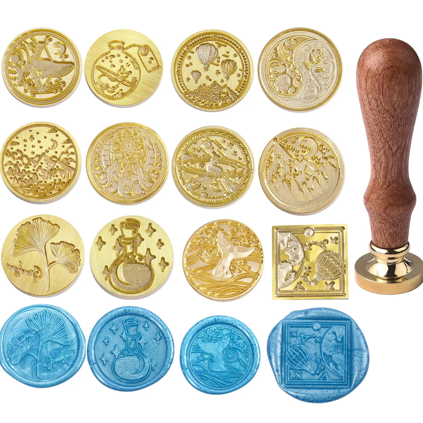 30MM-Retro-Wax-Seal-Stamps-Vintage-Sealing-Scrapbooking-Stamps-Replace ...