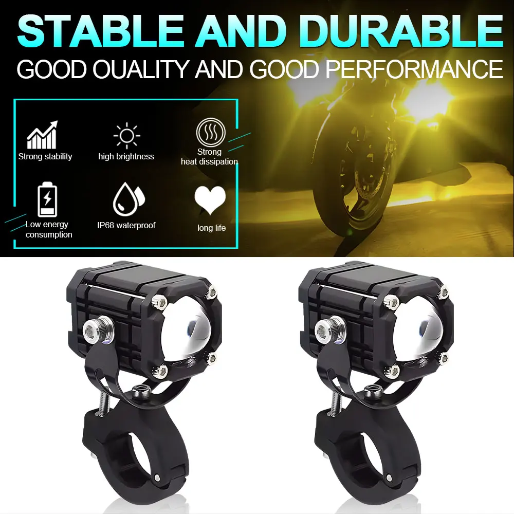 Universal-Motorcycles-Headlight-Fog-Light-Led-Auxiliary-Driving-Lamp-For-BMW-R-1200GS-R1250GS ...