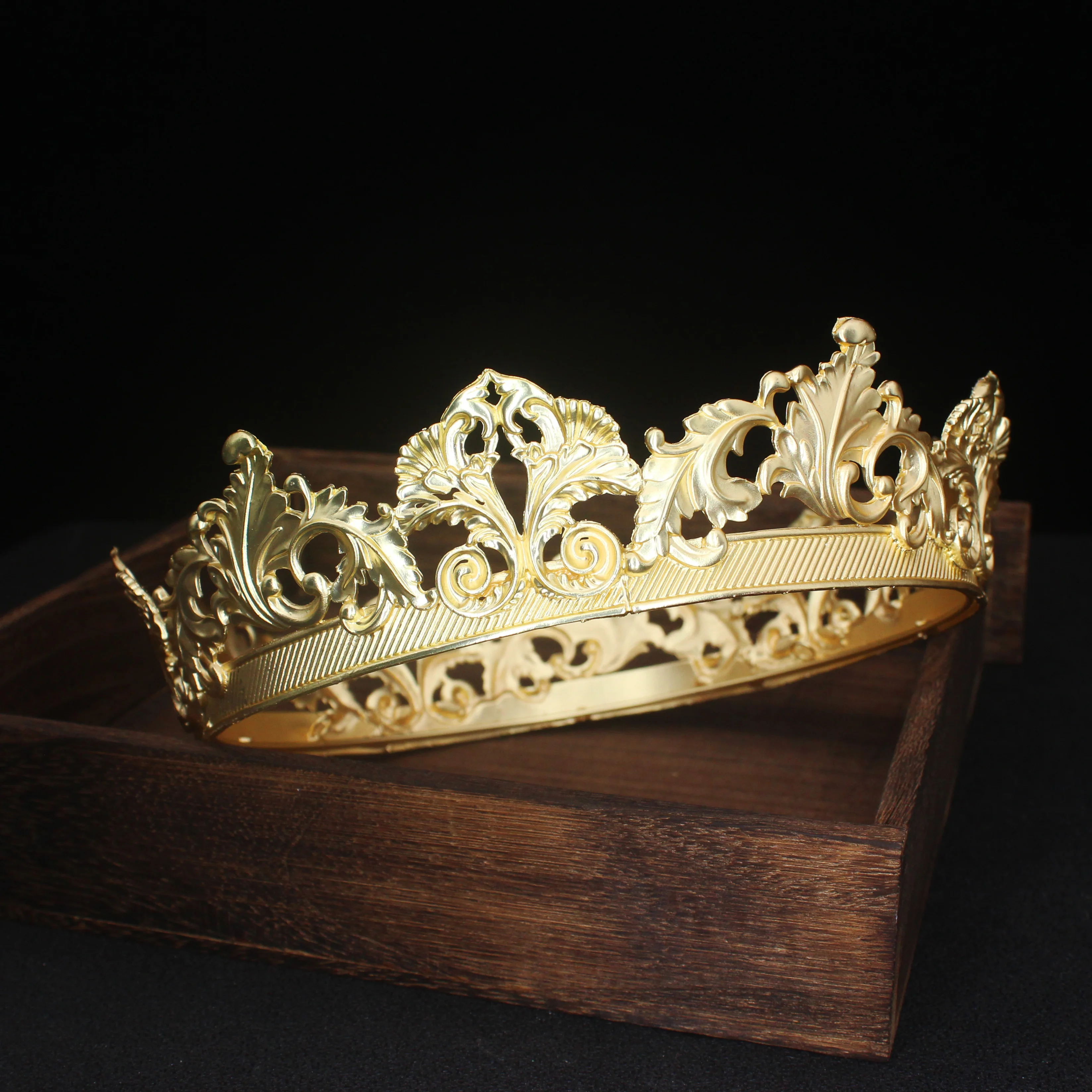 Royal Crowns Queen King Pageant Prom Tiara Diadem Vintage Men Crown ...