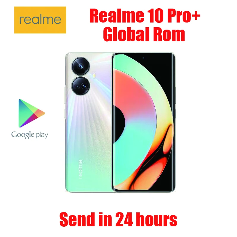Original Oficial Realme 10 Pro Plus + 5g Telefone Móvel Mtk ...
