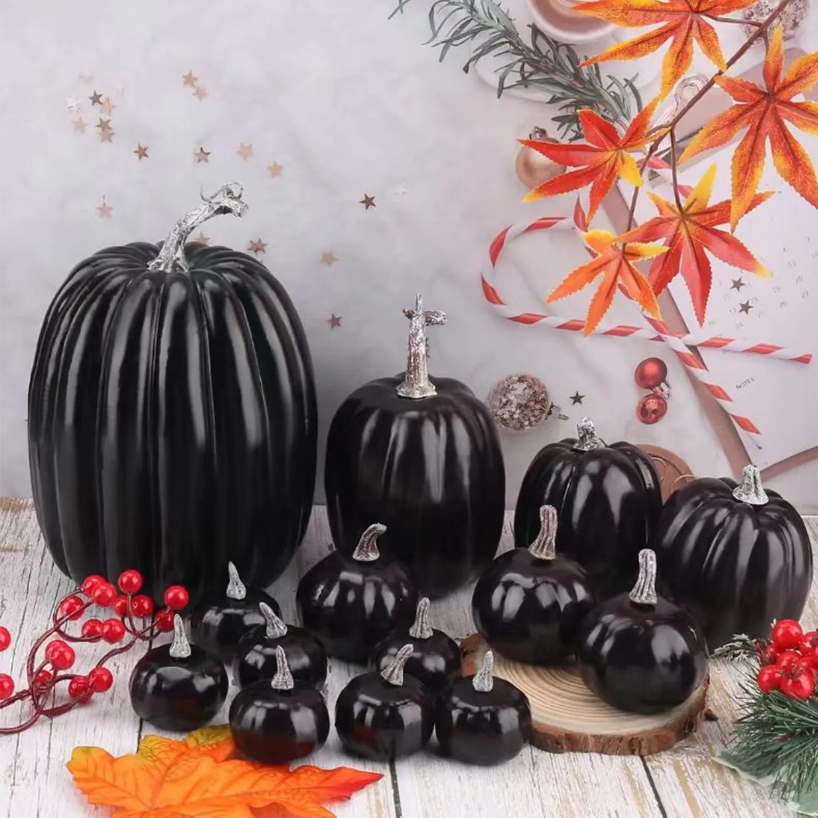 GoTh Pumpkin: The Ultimate Black Foam Decor for Dark Aesthetic Enthusiasts