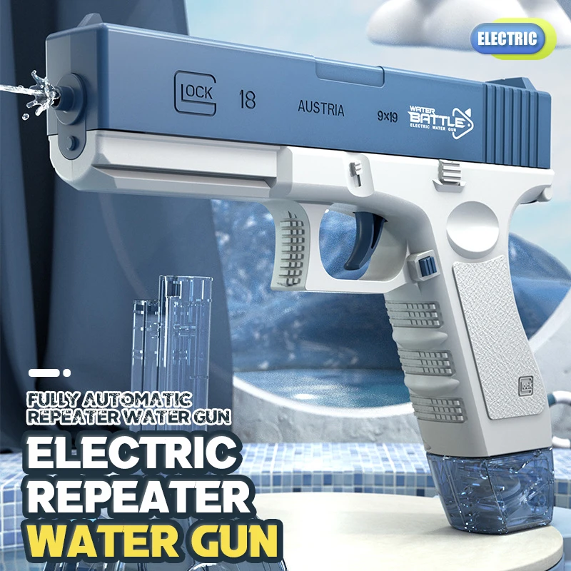 Automatic Electric glock water gun for Kids Blaster Water Squirt Guns ...