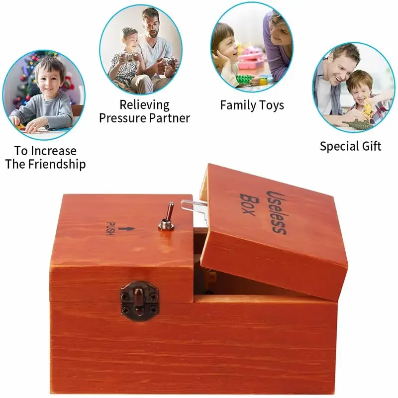 Creative-Electronic-Useless-Box-ToySuper-Funny-Anti-Stress-Useless-Box ...