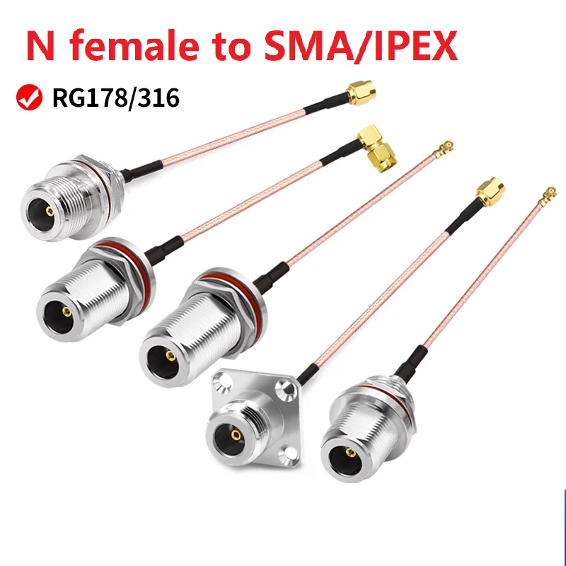 10cm-TNC-BNC-female-to-IPX-pigtail-IPEX-SMA-male-to-waterproof-N-female ...