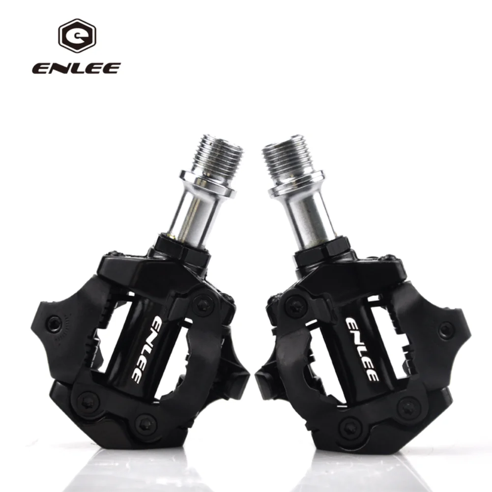 ENLEE-Bicycle-Lock-Pedal-1-With-Free-Cleat-For-SPD-System-MTB-Road ...