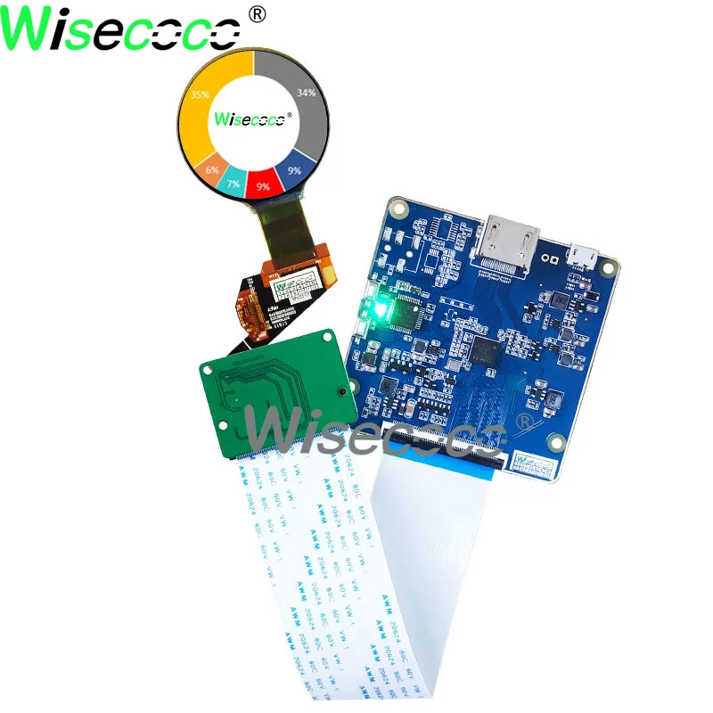 1.39 Inch 400x400 OLED Round Display IPS AMOLED Circle Circular Display ...