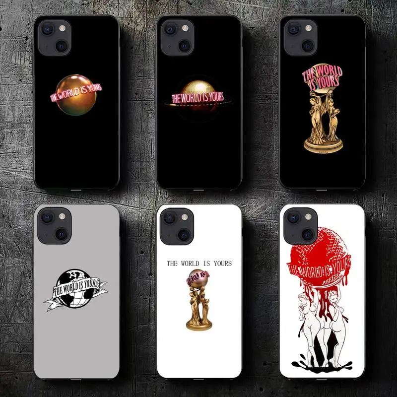 The World Is Yours Scarface Phone Case For iPhone 11 12 Mini 13 14 Pro ...