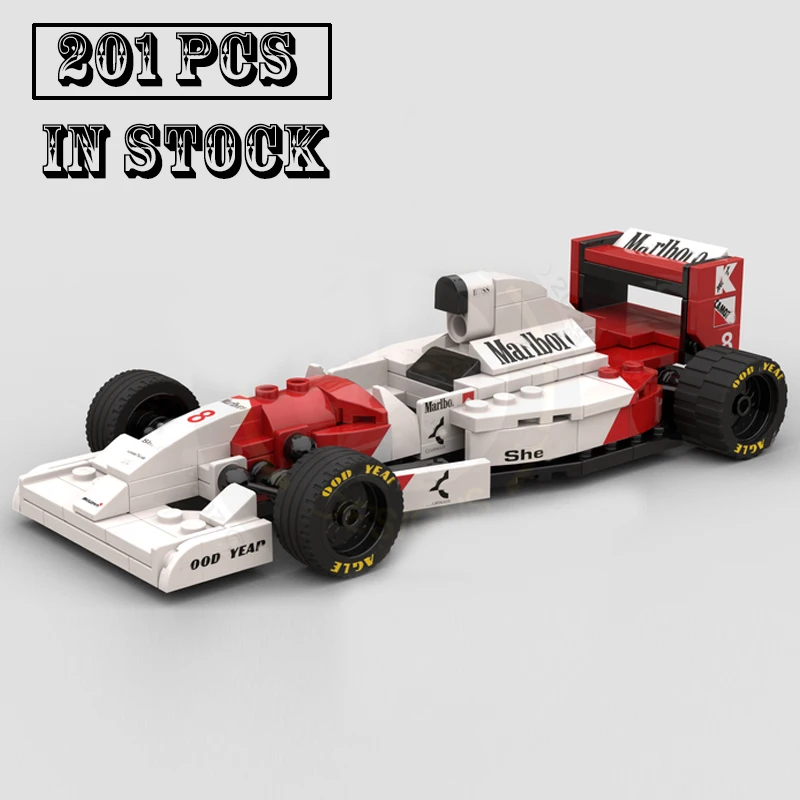 F-rmula-1-Racing-Car-Model-Building-Kit-MOC-118366-F1-MP4-8-Team-Stake ...