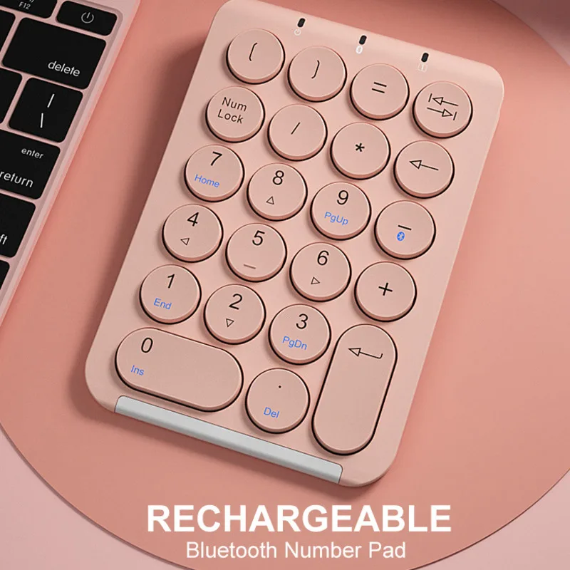 Teclado Numerico Recargable 22 Teclas Inhalambrico Bluetooh You Details