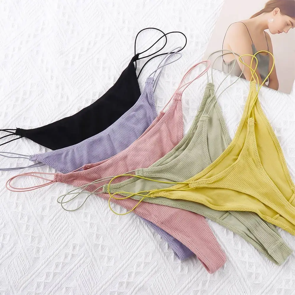 Women-Female-Cotton-Low-Rise-T-Pants-Thin-Strappy-G-Strings-Panties ...