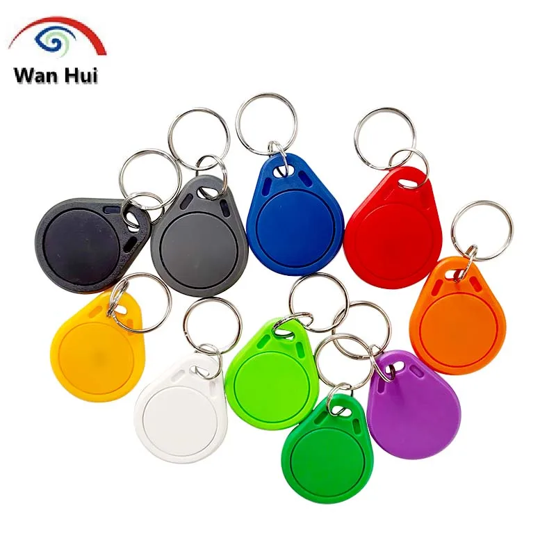 10pcs S50 Uid Ic Card Nfc Tag 13.56 Mhz Rfid Keychains Unit 0 Hf For ...