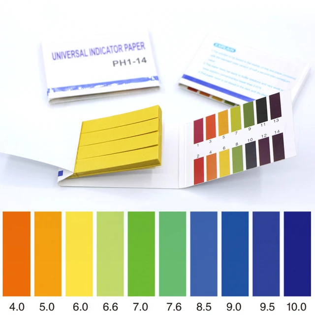 Ph Test Paper Color Chart