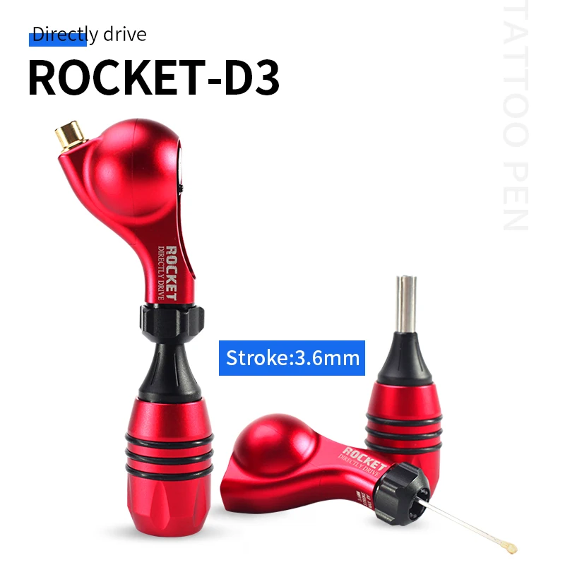 Rocket D3 Drive Direct Rotary Tattoo Machine Powerful Motor Rotary ...