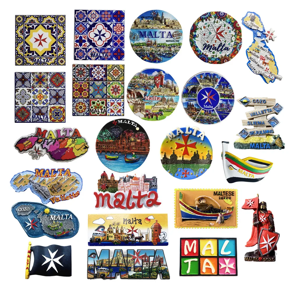 Malta-Customs-And-Culture-Fridge-Magnets-Tourist-Souvenirs-Crafts ...