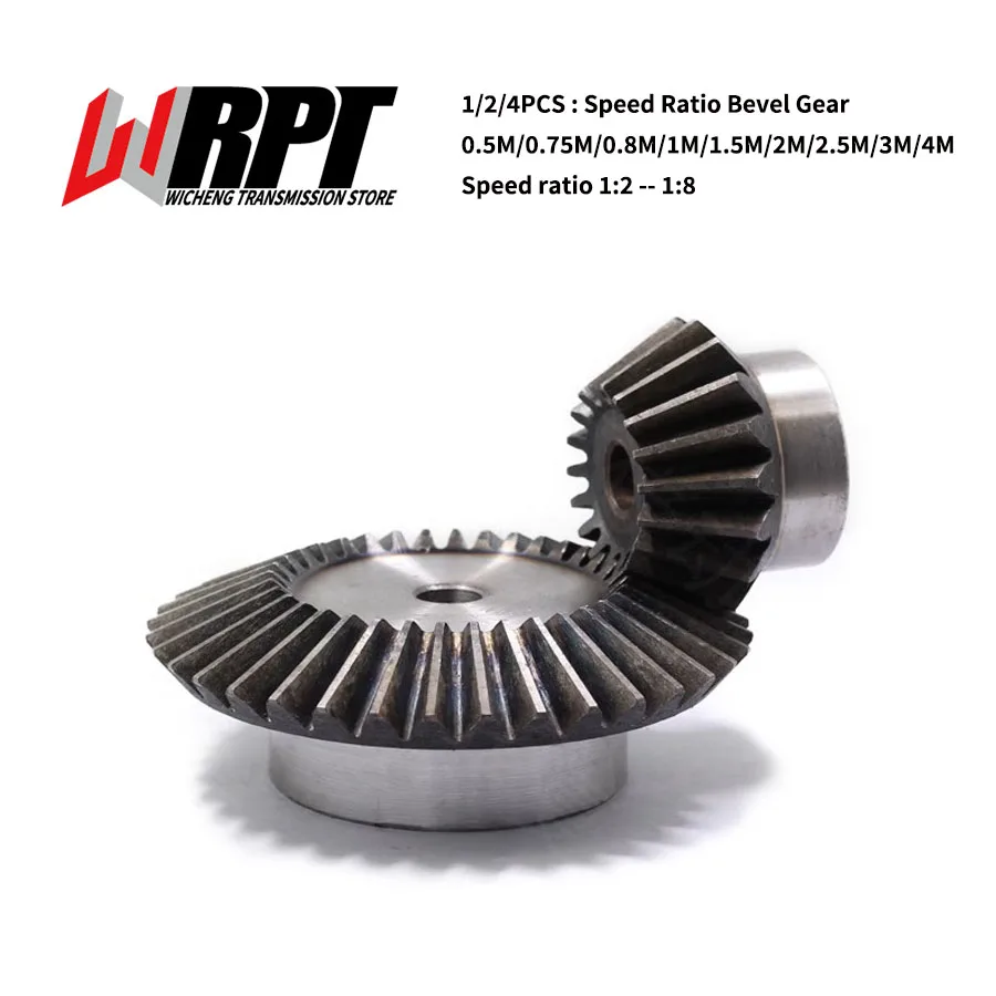 Precision-Bevel-Gear-Speed-Ratio-1-2-To-1-8-90-Degree-Transmission ...