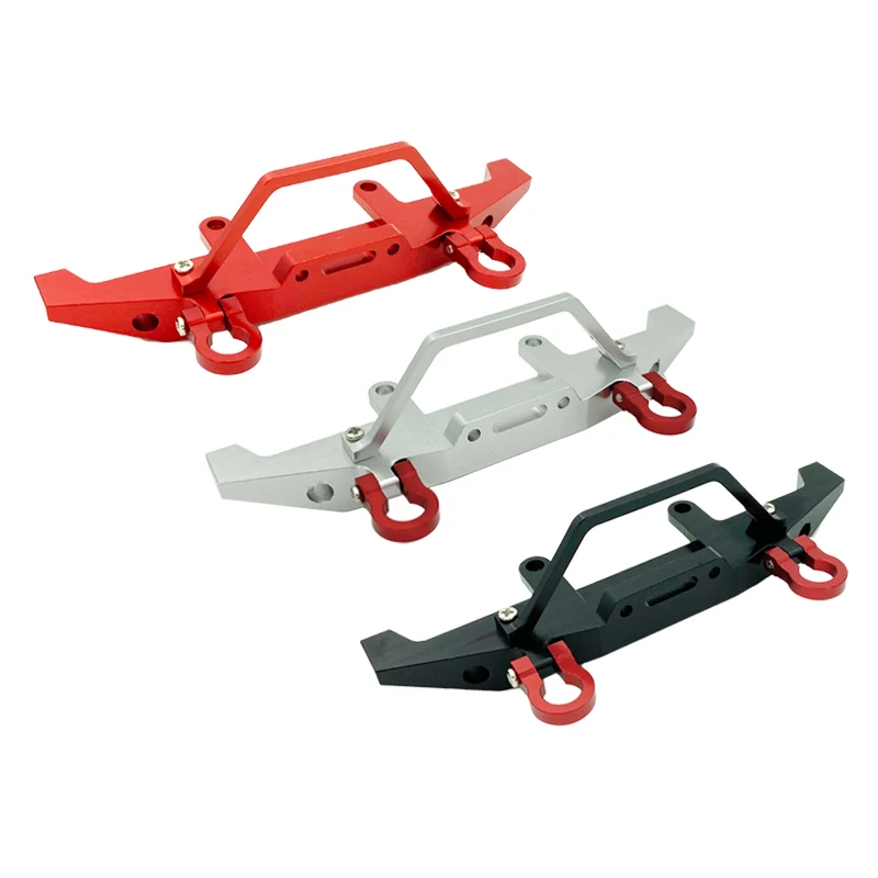 Aluminum CNC Front Bumper with Winch Fixed for 1/16 WPL C14 C24 C24 1 ...