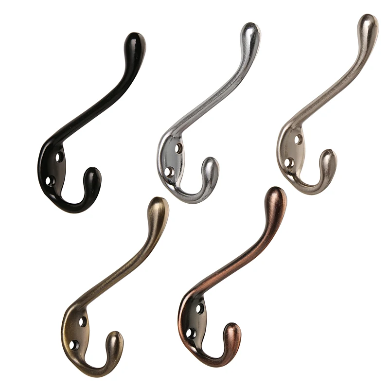 1pc Coat Hook Wall Mounted Hooks Clothes Rack Robe Hook Zinc Alloy ...