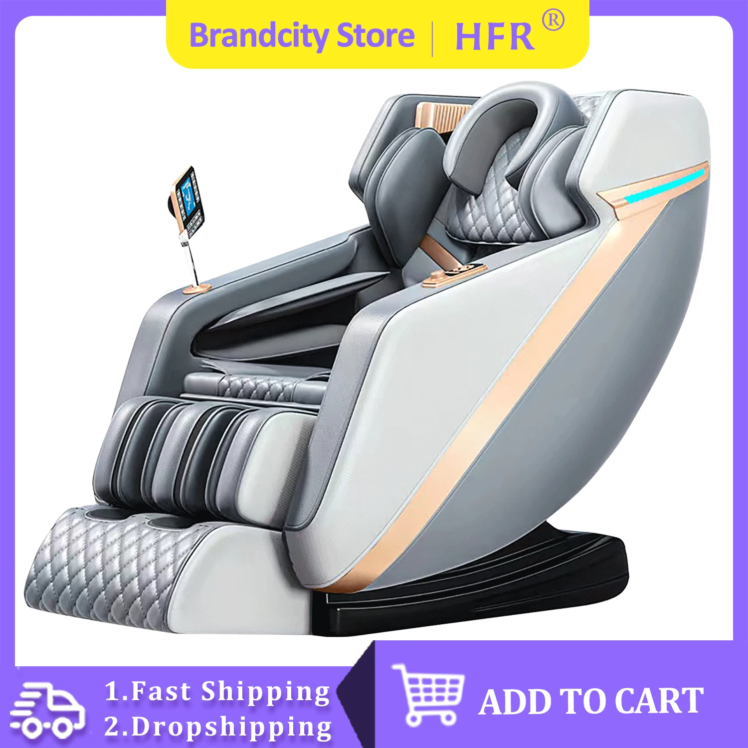 HFR-Brand-New-Electric-Massage-Chair-Full-Automatic-Home-Space-Luxury ...