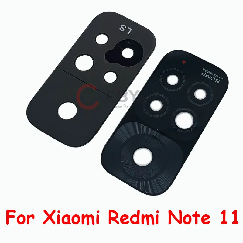 2PCS Rear Back Camera Glass Lens Cover For Xiaomi Redmi Note 11 4G with ...