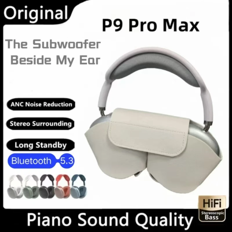 P9-Pro-Max-Air-Headphone-Wireless-Bluetooth-5-3-Headset-Outdoor-Mic ...