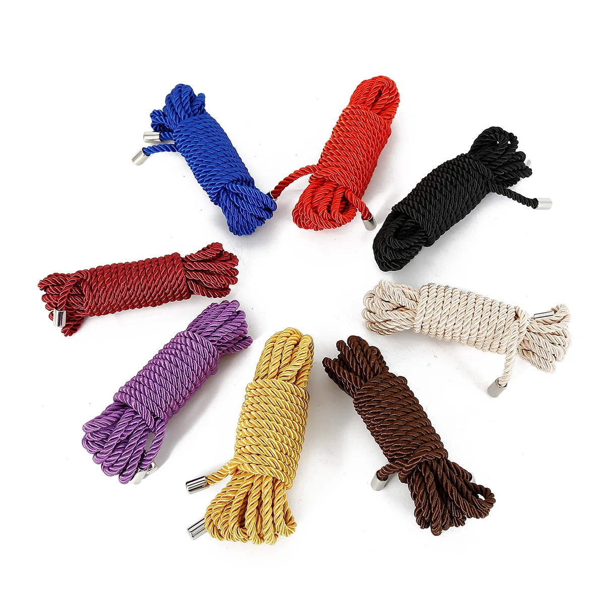 5m 10m Silk Restraints Handcuffs Sexy Binding Rope for Men Women ...