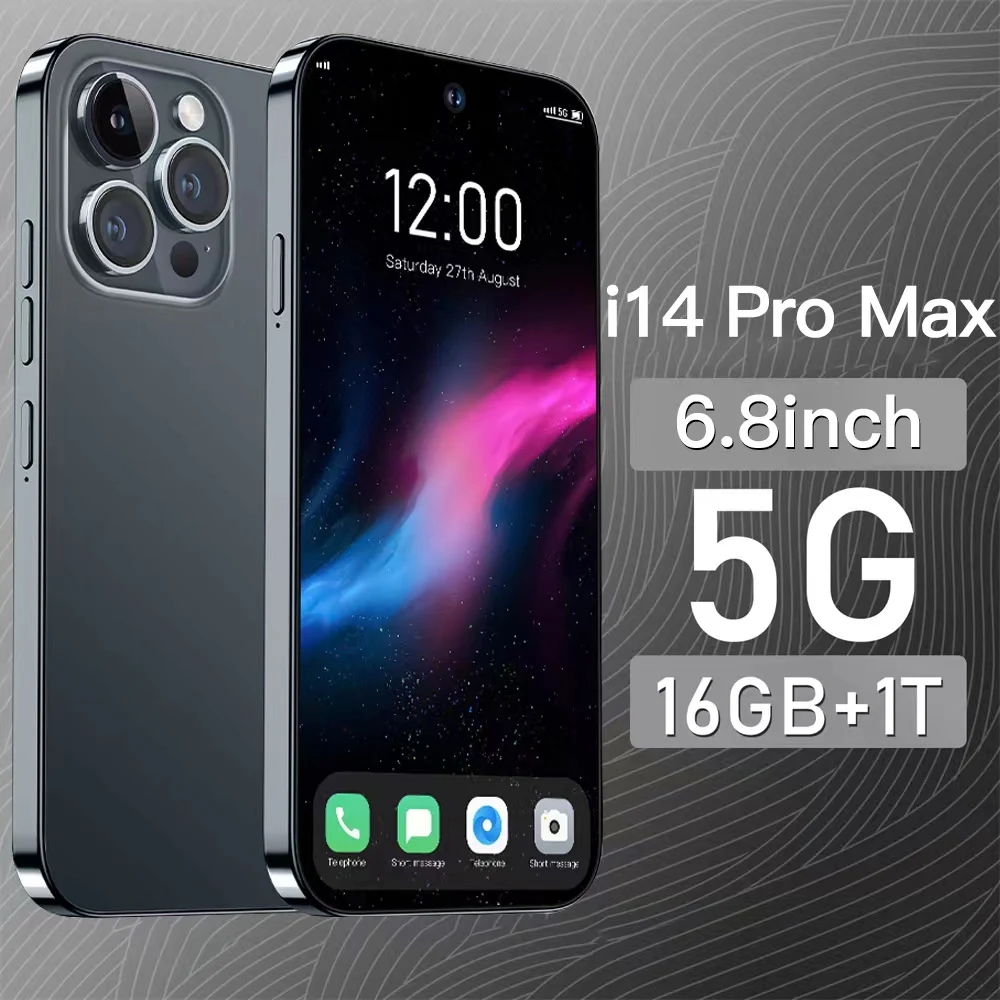 2023 original smartphone i14 pro max ultra hd tela 4g 5g duplo sim ...